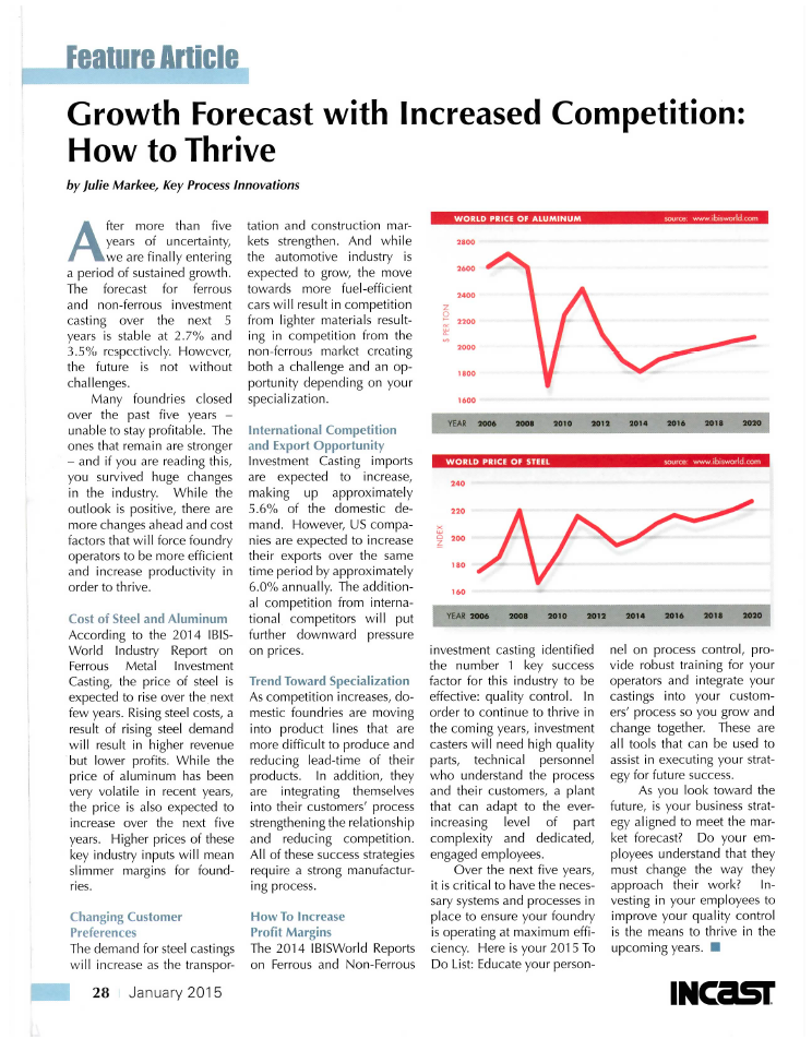 In the News - Key Process Innovations